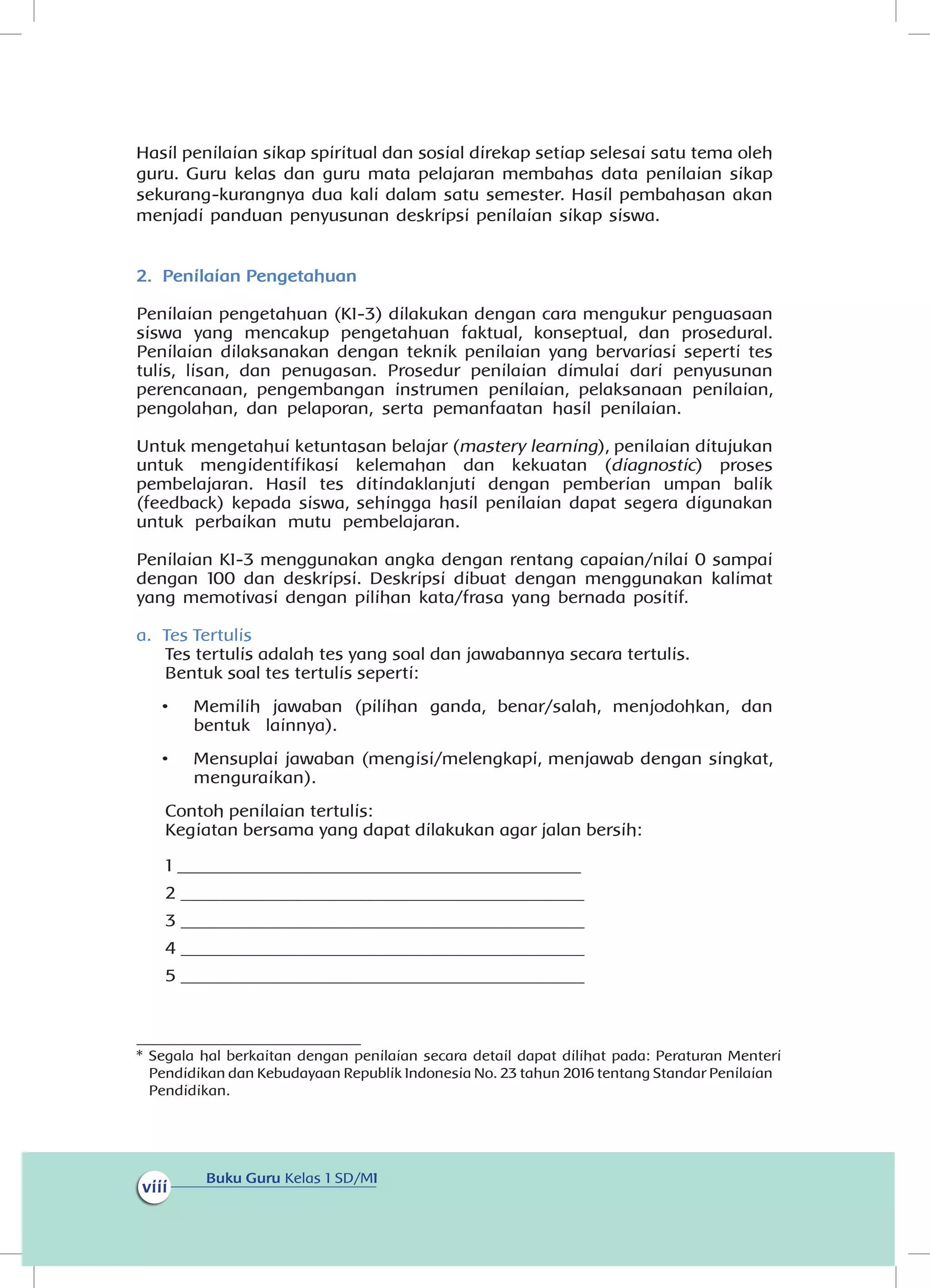 Kelas i tema 6 bg | PDF