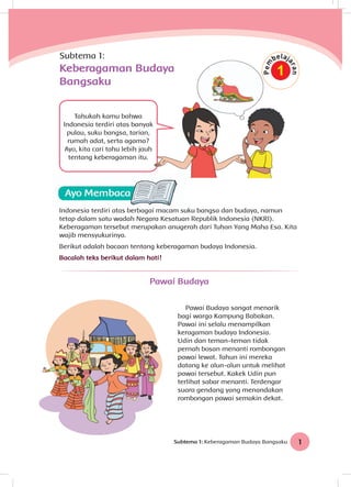 Buku Siswa Tematik Kelas IV - Buku Tema 1 | PDF