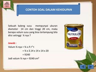 Bahan Ajar Tabung, Kerucut, dan Bola (Kelas IX) | PPTX