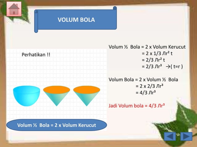 Bahan Ajar Tabung, Kerucut, dan Bola (Kelas IX) | PPTX