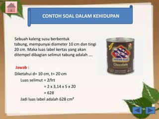 Bahan Ajar Tabung, Kerucut, dan Bola (Kelas IX) | PPTX