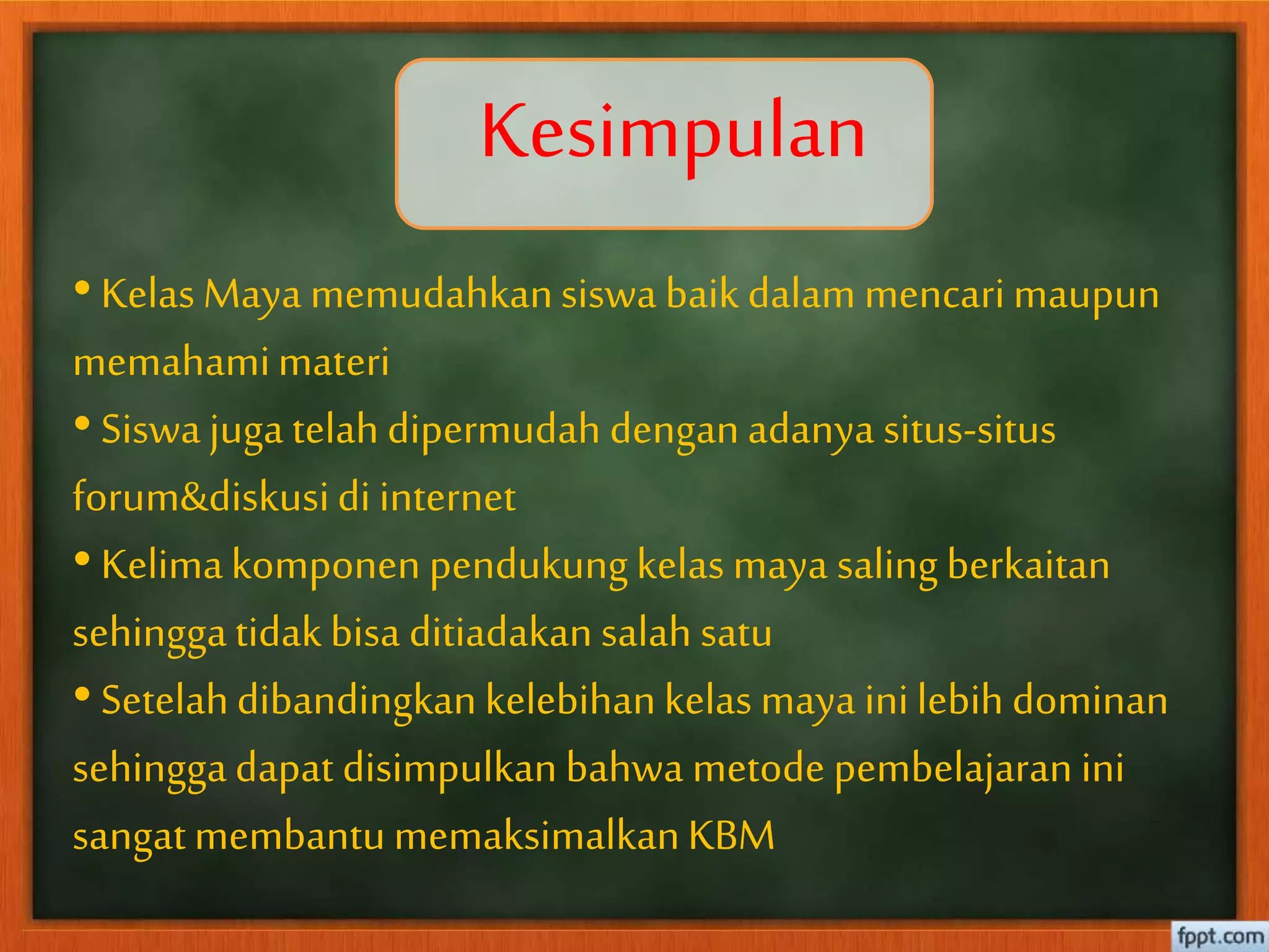Kelas maya | PPT