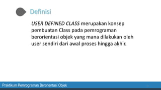 Kelas dan objek | PPTX