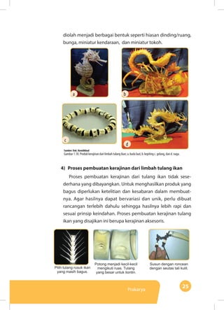 Kelas viii prakarya bs semester 2 kerajinan bahan limbah keras | PDF