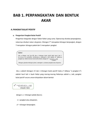 Kelas x bab 1 | DOCX