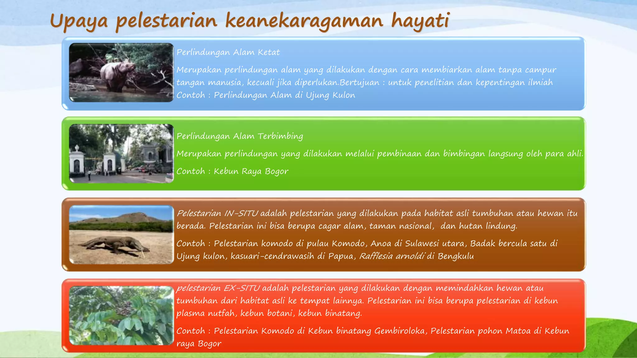 Kelas XI Bab - LINGKUNGAN HIDUP - USAHA PELESTARIAN LINGKUNGAN.ppt