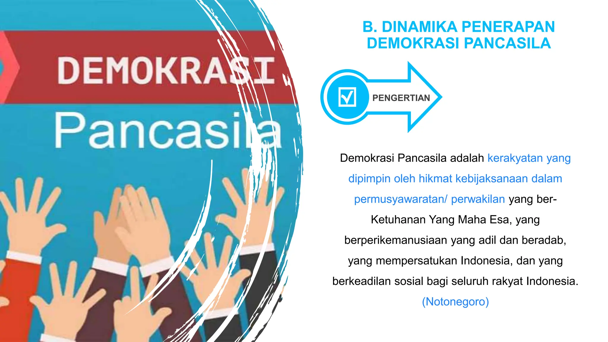 sistem dan dinamika demokrasi pancasila kelas xi | PPTX