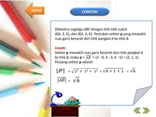 Bahan Ajar Vektor (Kelas XII) | PPTX
