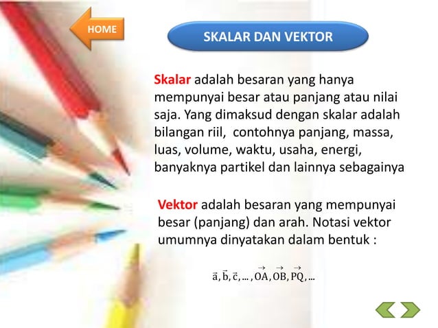 Bahan Ajar Vektor (Kelas XII) | PPTX