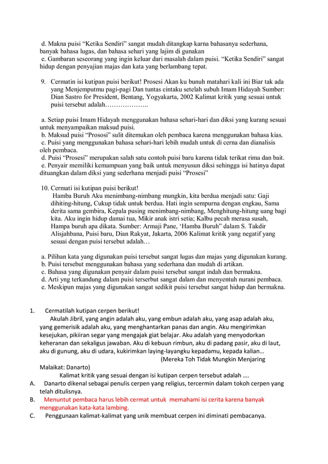 Kelas xii materi bindo | PDF