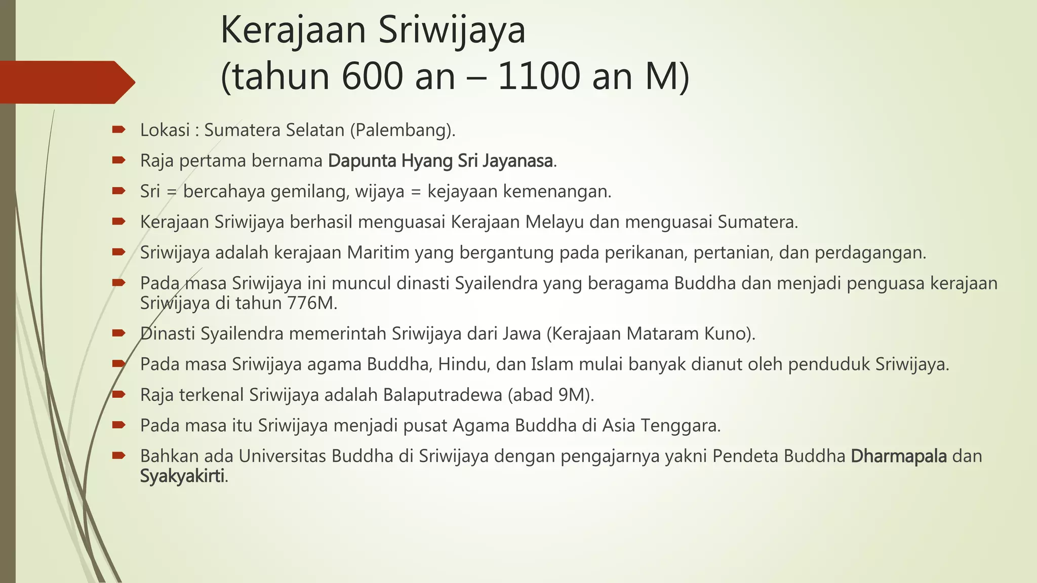 Kelas xi ips unit 2 kerajaan hindu buddha nusantara - buat upload | PPTX