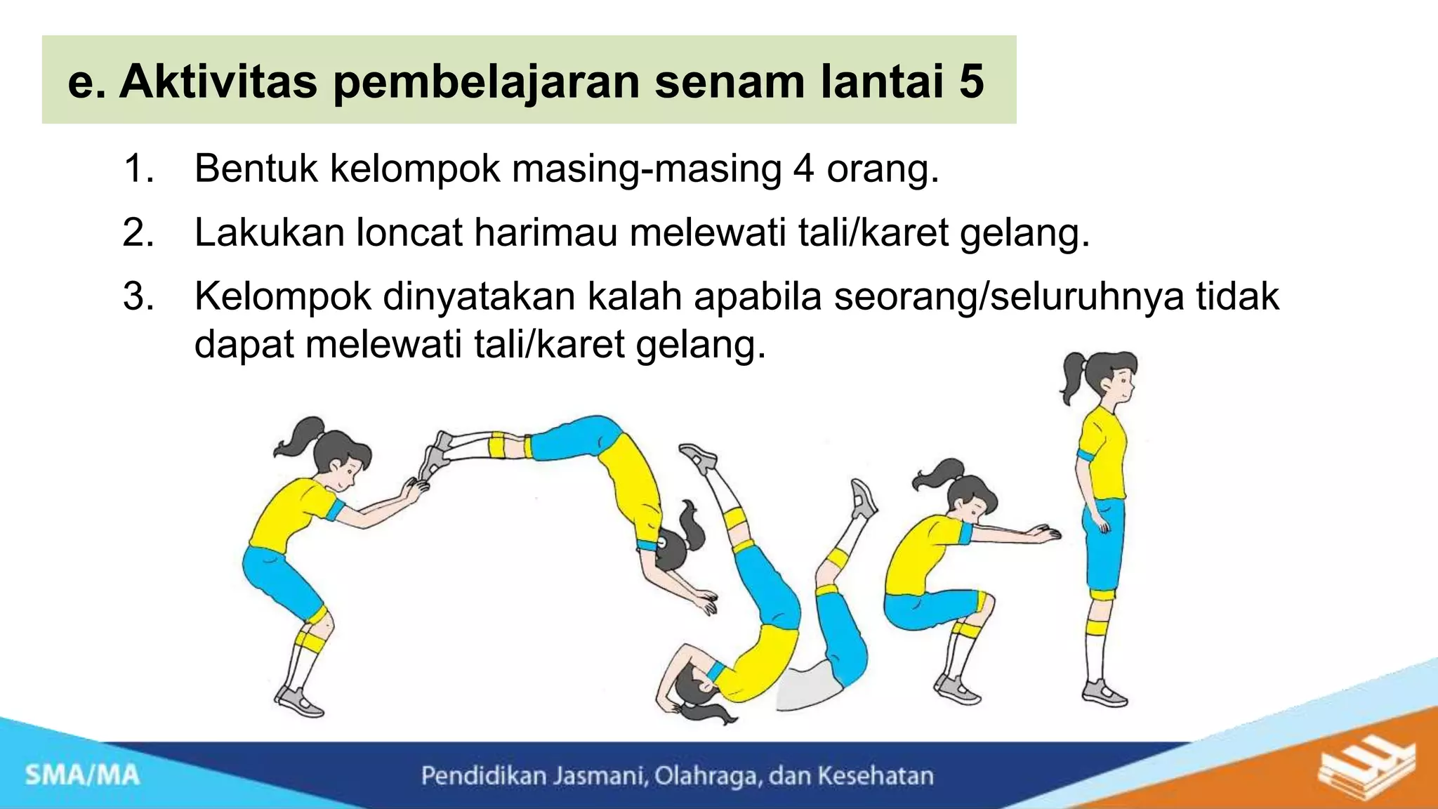 Kelas x pelajaran 6 senam lantai (edt) | PPTX