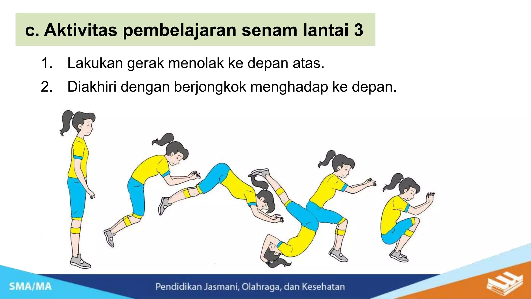 Kelas x pelajaran 6 senam lantai (edt) | PPTX