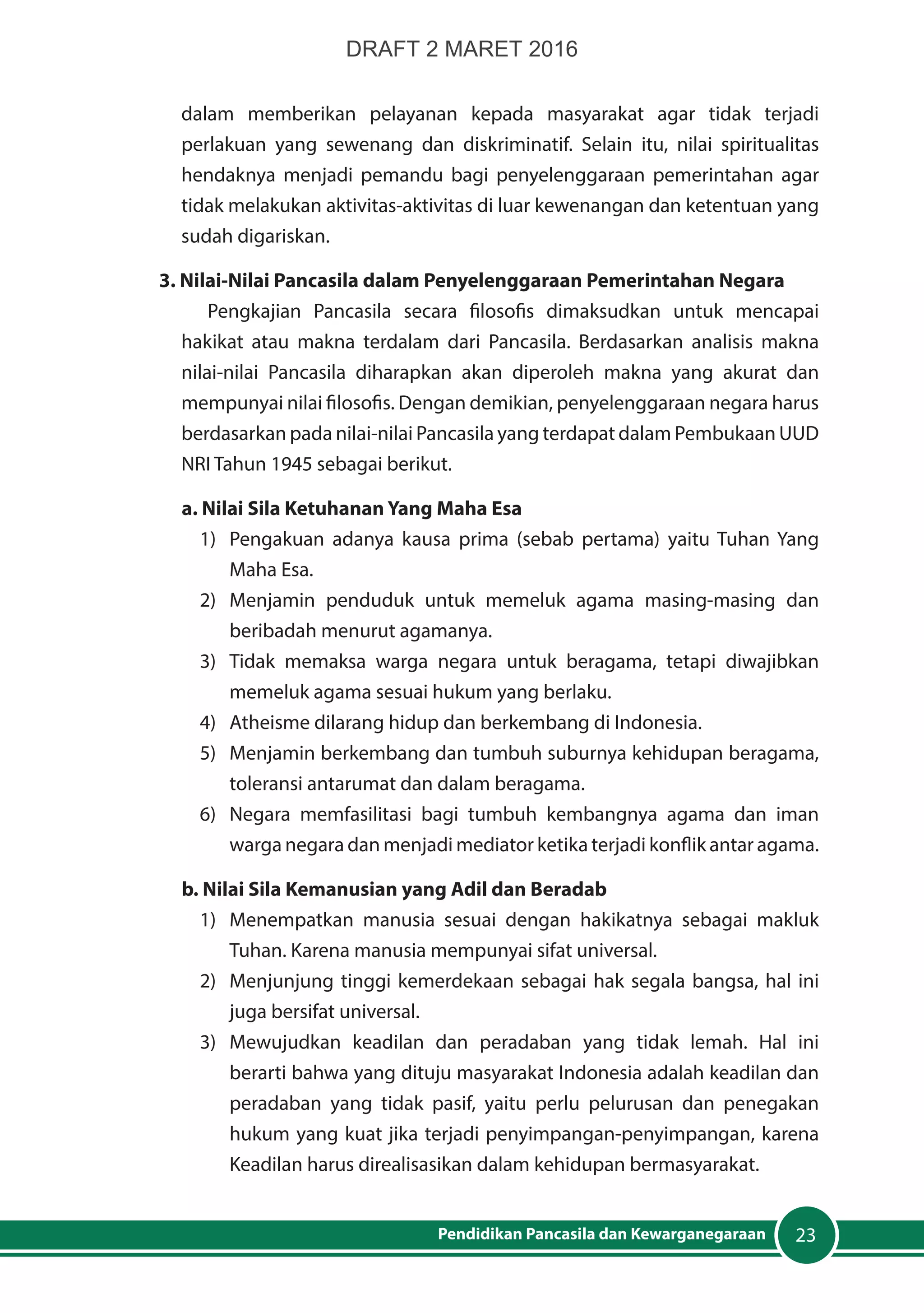 Buku Paket Kelas 10 - PPKN | PDF