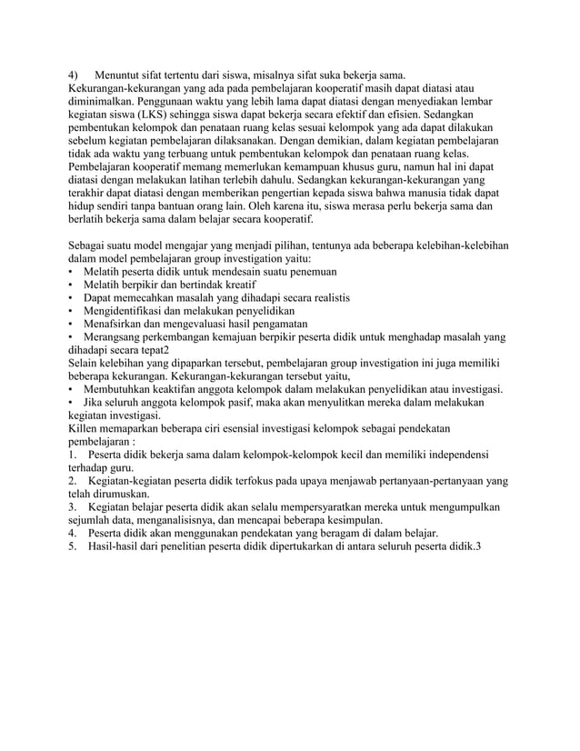 Kelebihan dan kekurangan metode pembelajaran | PDF