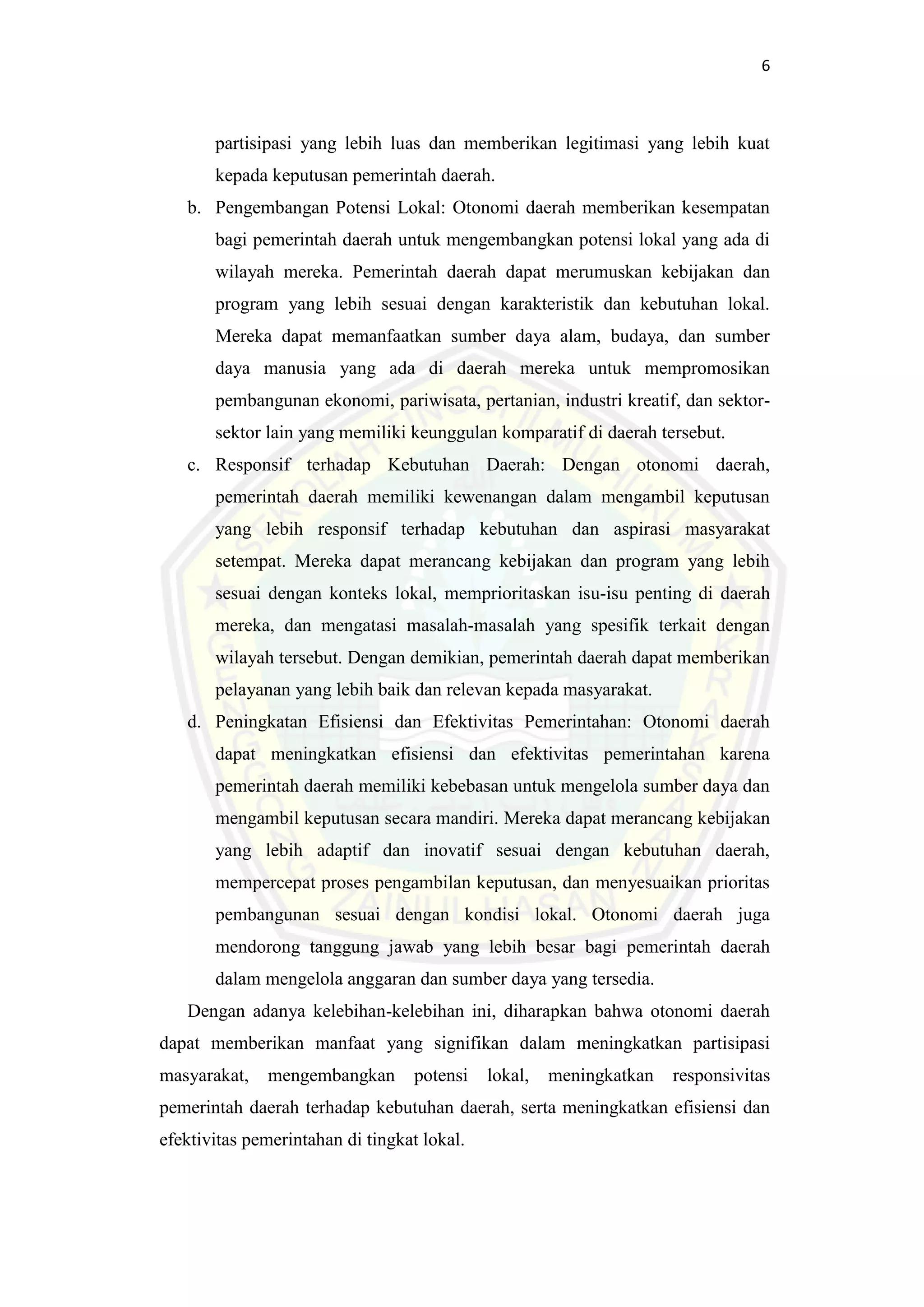 Kelebihan dan Kekurangan Otonomi Daerah.pdf