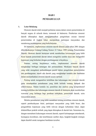 Kelebihan dan Kekurangan Otonomi Daerah.pdf | Free Download