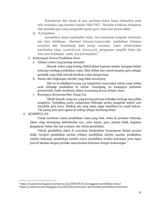 kelebihan dan kekurangan sistem pendidikan islam (ipi) M AQIL DIMAS SAPUTRA 2144012855.pdf