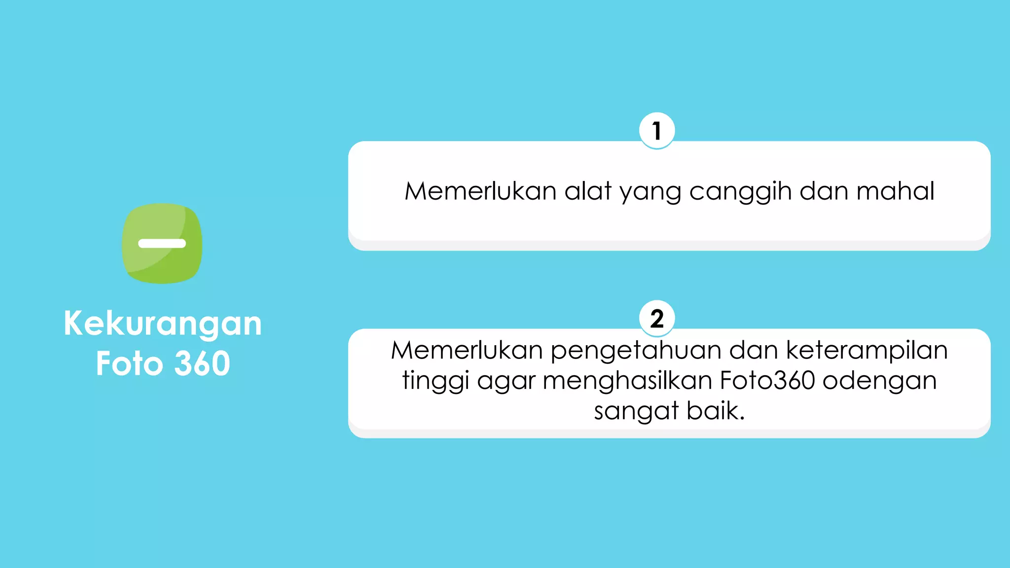 Kelebihan dan Kekurangan Foto 360 | PPT