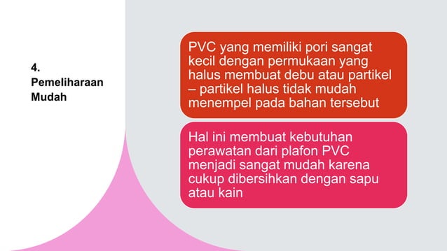Mengenal Jenis-jenis Produk PVC dengan Penggunaan serta Kelebihannya | PPTX