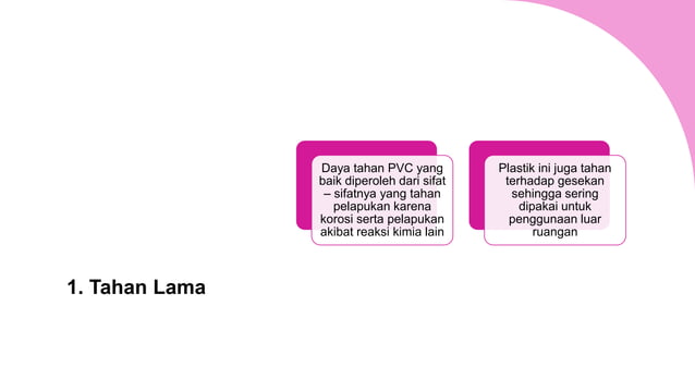 Mengenal Jenis-jenis Produk PVC dengan Penggunaan serta Kelebihannya | PPTX
