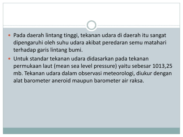 Kelembaban udara & tekanan udara | PPTX