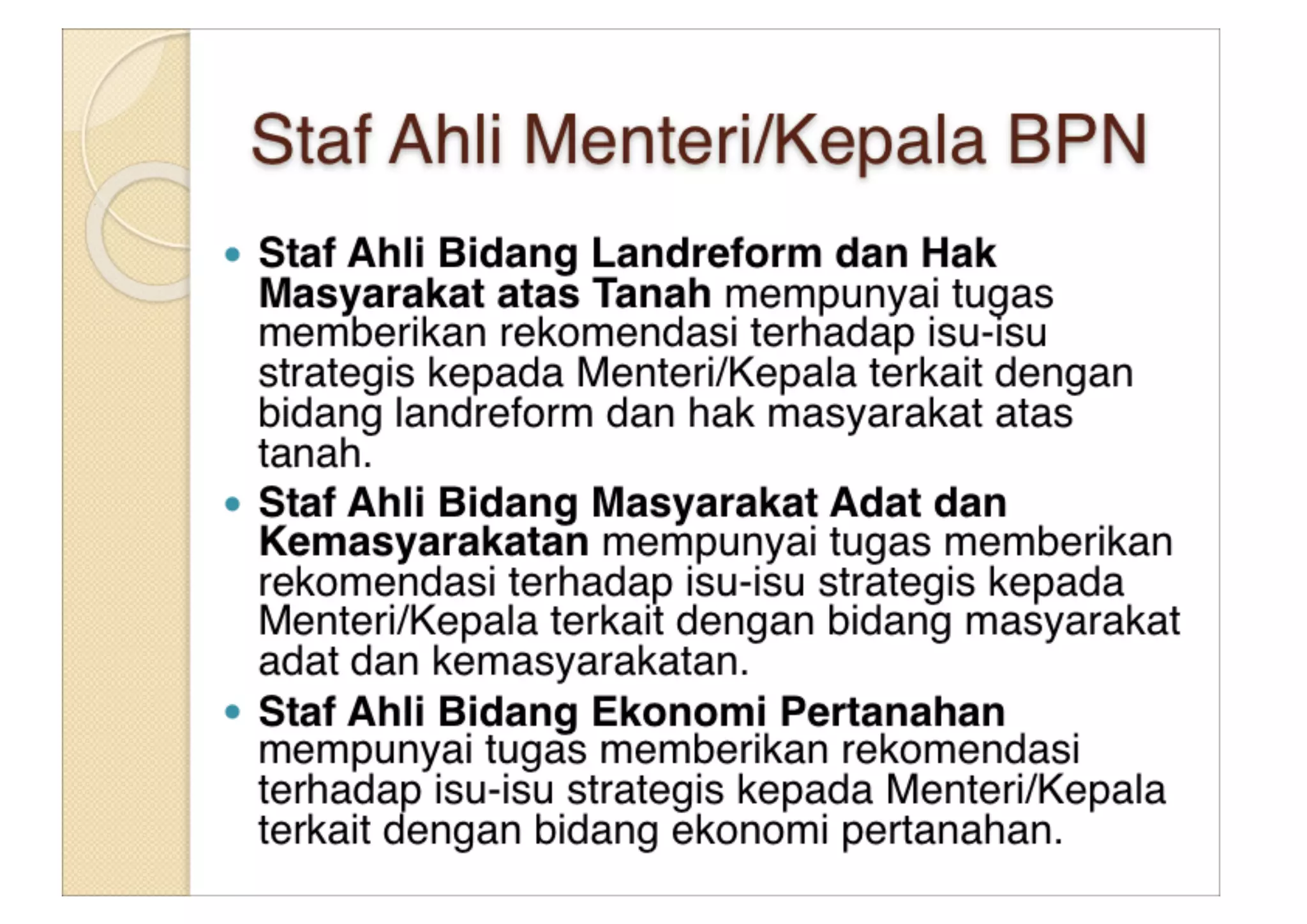 Kelembagaan ATR/BPN | PDF