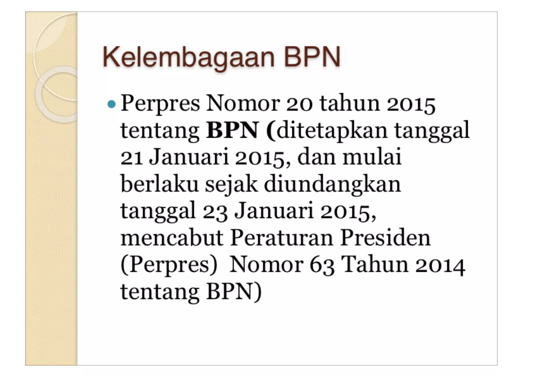 Kelembagaan ATR/BPN | PDF