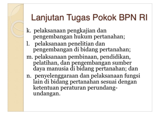 Kelembagaan ATR/BPN | PDF