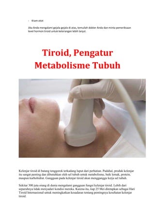 Kelenjar tiroid | PDF