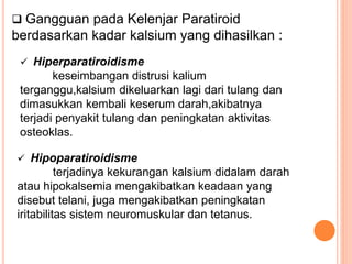 Kelenjar tiroid dan kelenjar paratiroid | PPTX