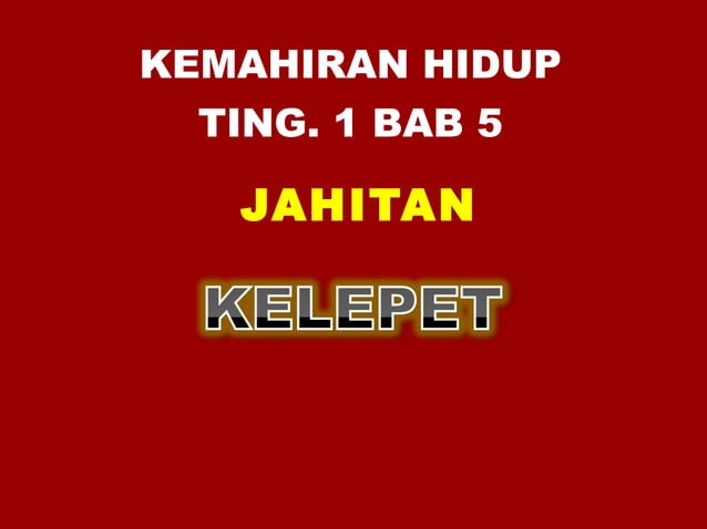 Kelepet KH TING 1 | PPT