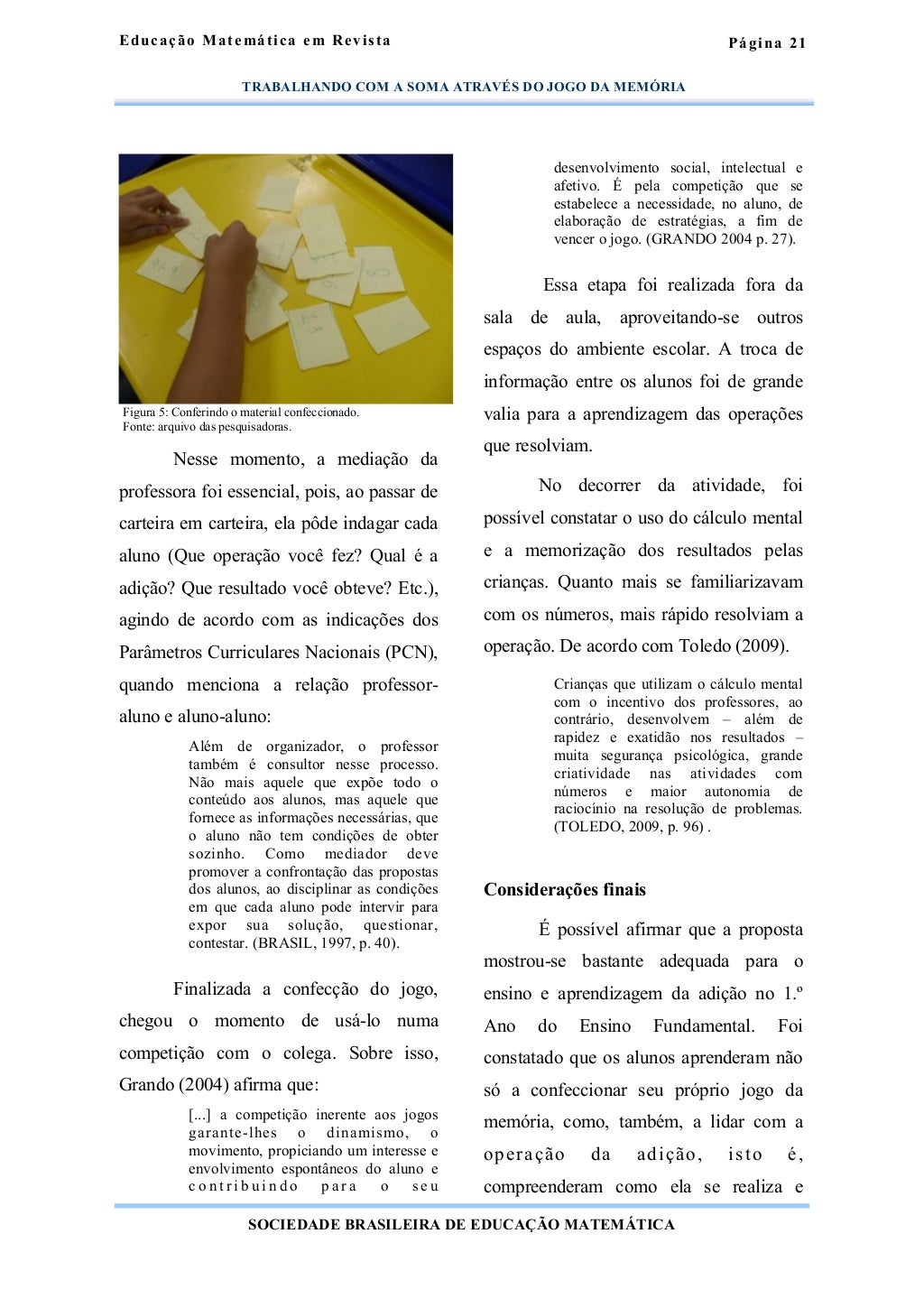 Relato De Experiencia Exemplo - FDPLEARN