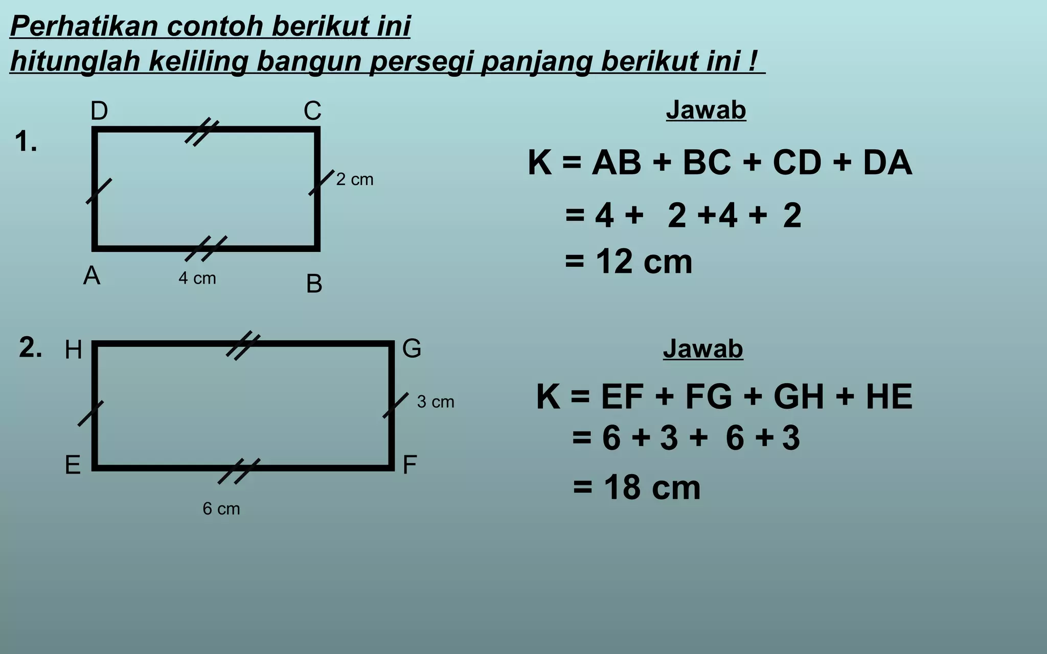Keliling bangun persegi panjang | PPT