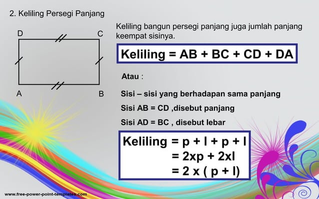 Keliling bangun persegi panjang | PPT