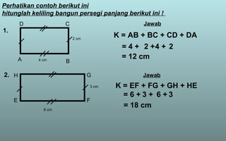 Keliling bangun persegi panjang | PPT