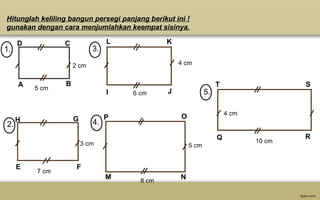 Keliling bangun persegi panjang | PPT