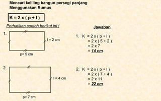 Keliling bangun persegi panjang | PPT
