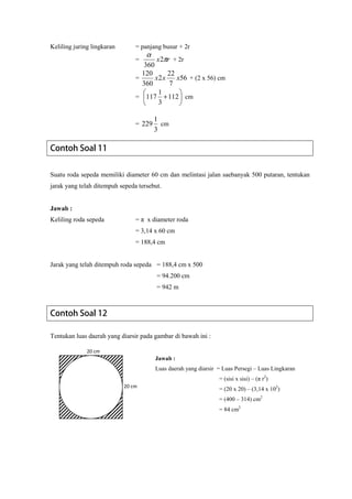 Keliling dan luas bangun datar | PDF