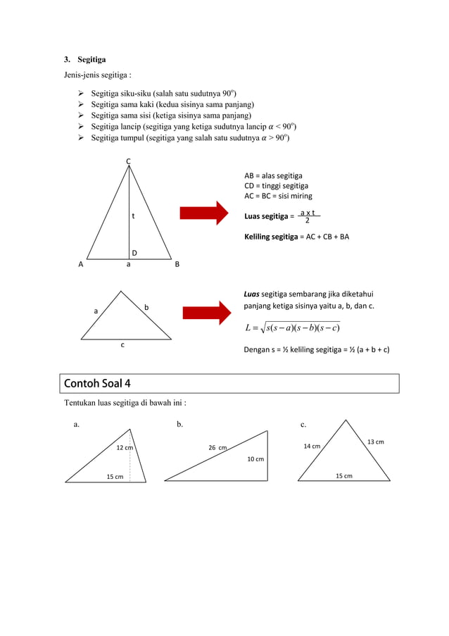 Keliling dan luas bangun datar | PDF