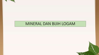 Kelimpahan unsur di alam | PPTX