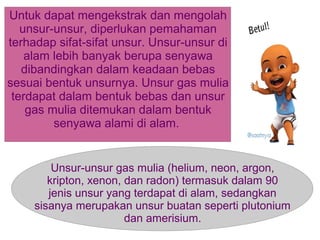 Kelimpahan Unsur di Alam Kelas 12 | PPT