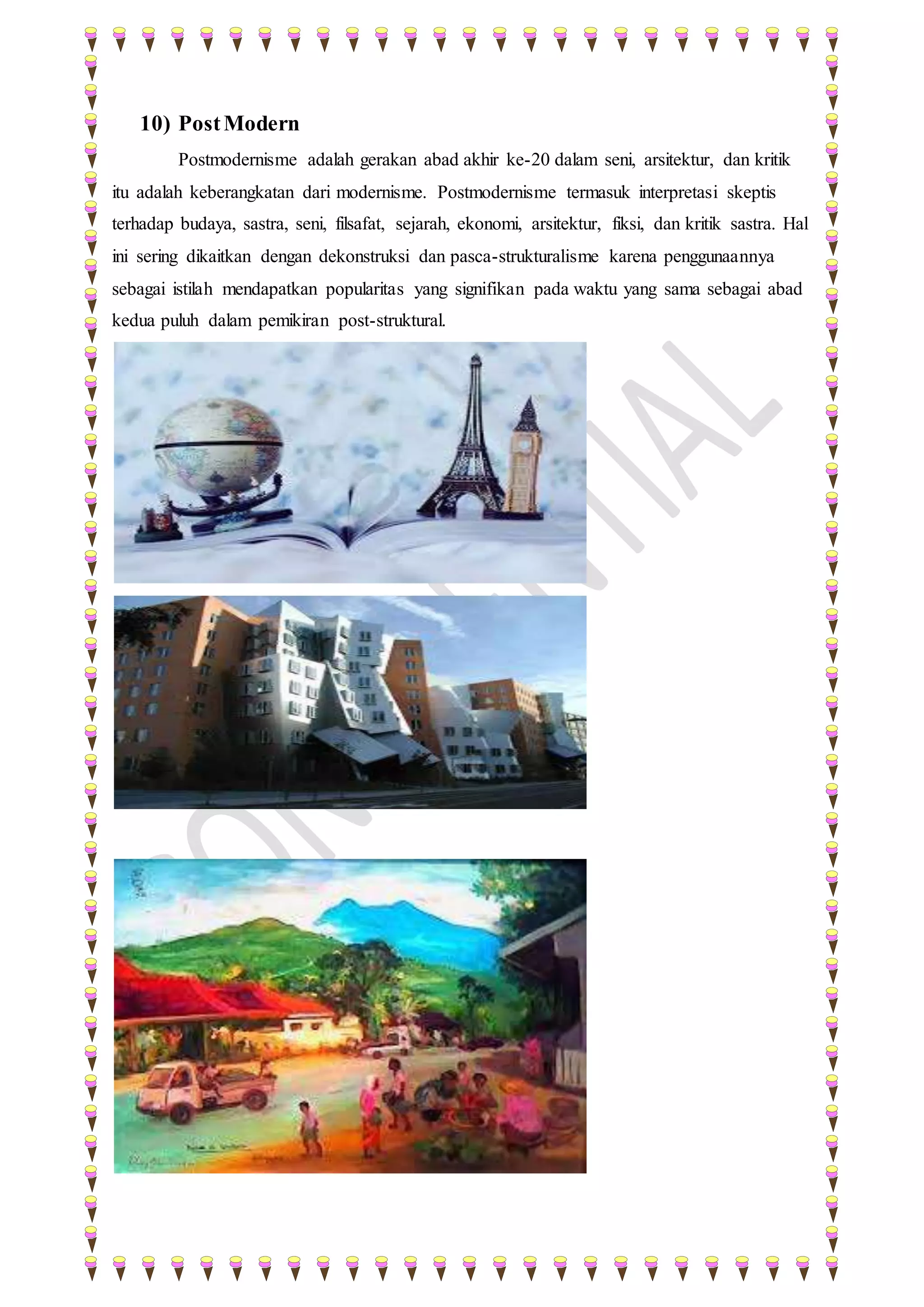 Keliping seni budaya aliran seni rupa | DOCX