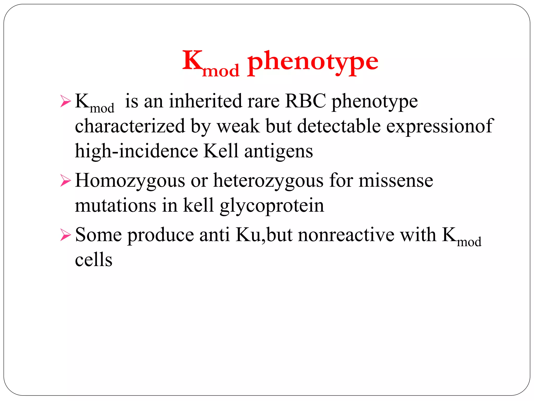 Kell blood group system | PPTX