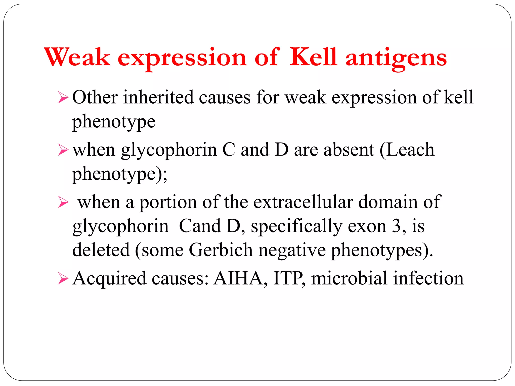 Kell blood group system | PPTX | Blood Disorders | Diseases and Conditions