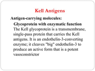 Kell blood group system | PPTX