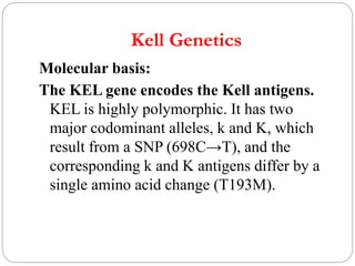 Kell blood group system | PPTX