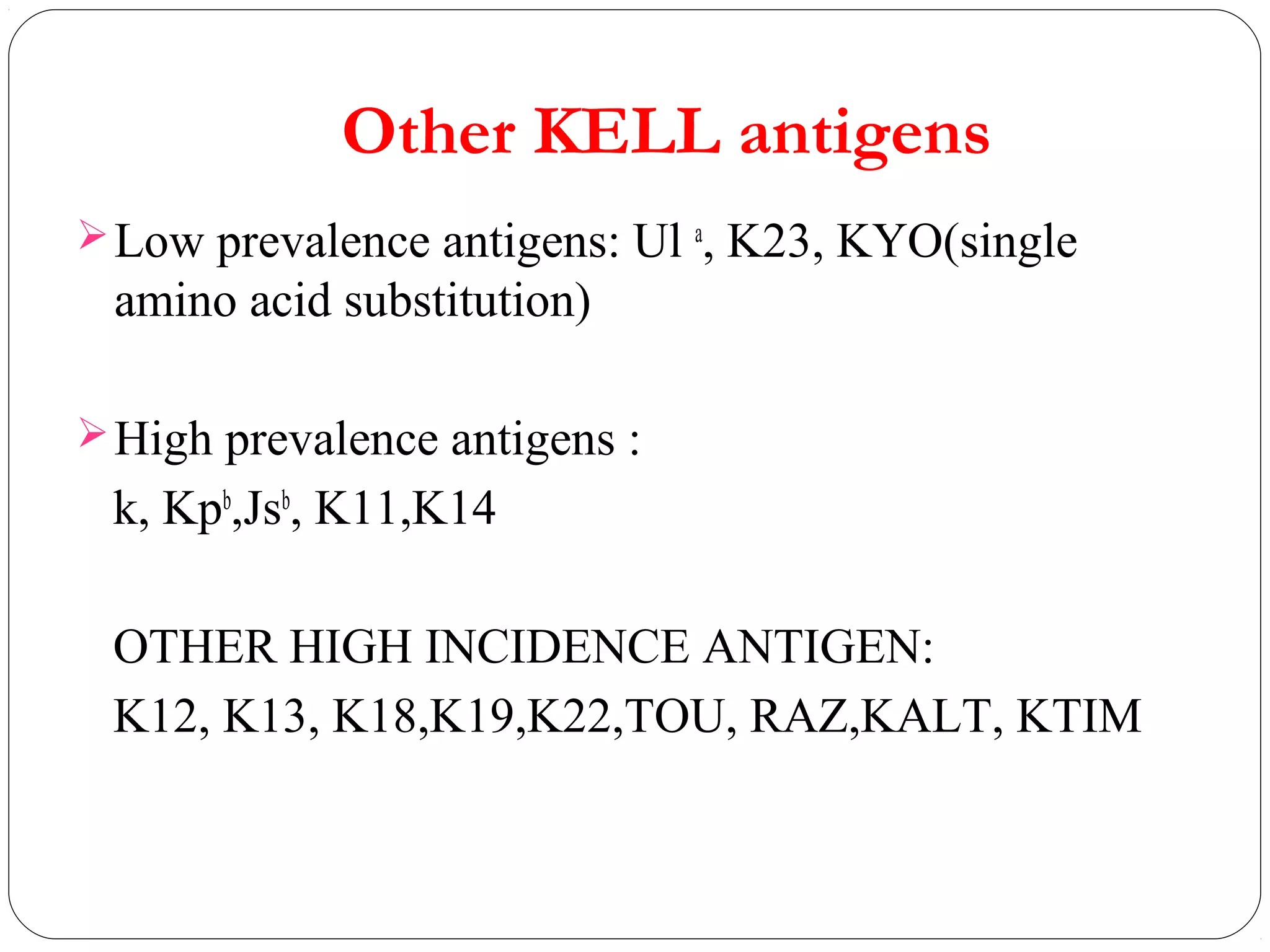 Kell blood group system | PPT