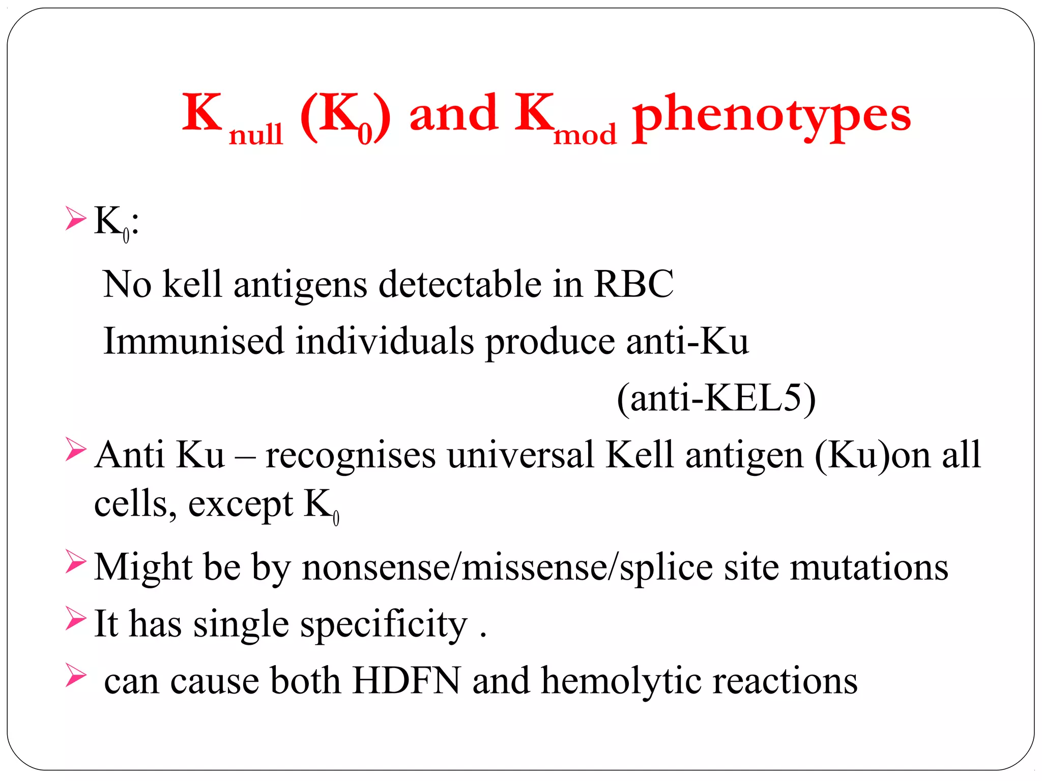Kell blood group system | PPT