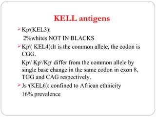Kell blood group system | PPT